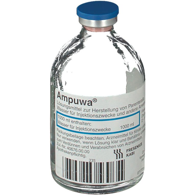 Ampuwa® Wasser für Injektionszwecke 20x50 ml - Shop Apotheke