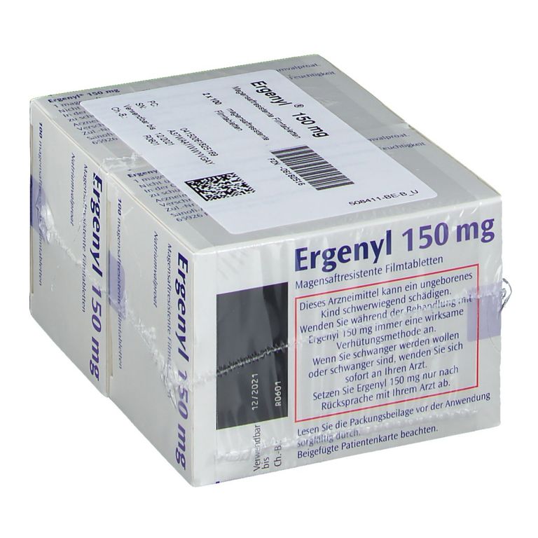 Ergenyl® 150 mg 200 St mit dem E-Rezept kaufen - Shop Apotheke