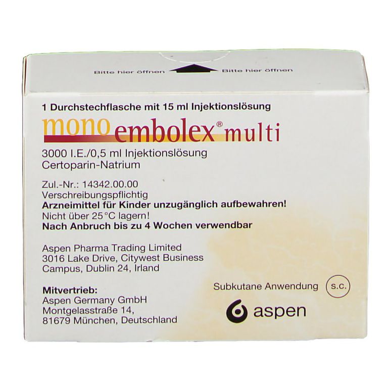 mono embolex® multi 1 St mit dem E-Rezept kaufen - Shop Apotheke