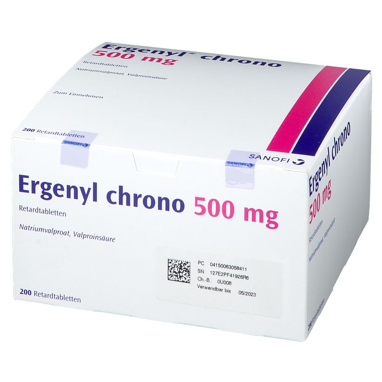 Ergenyl® chrono 500 mg 200 St mit dem E-Rezept kaufen - Shop Apotheke