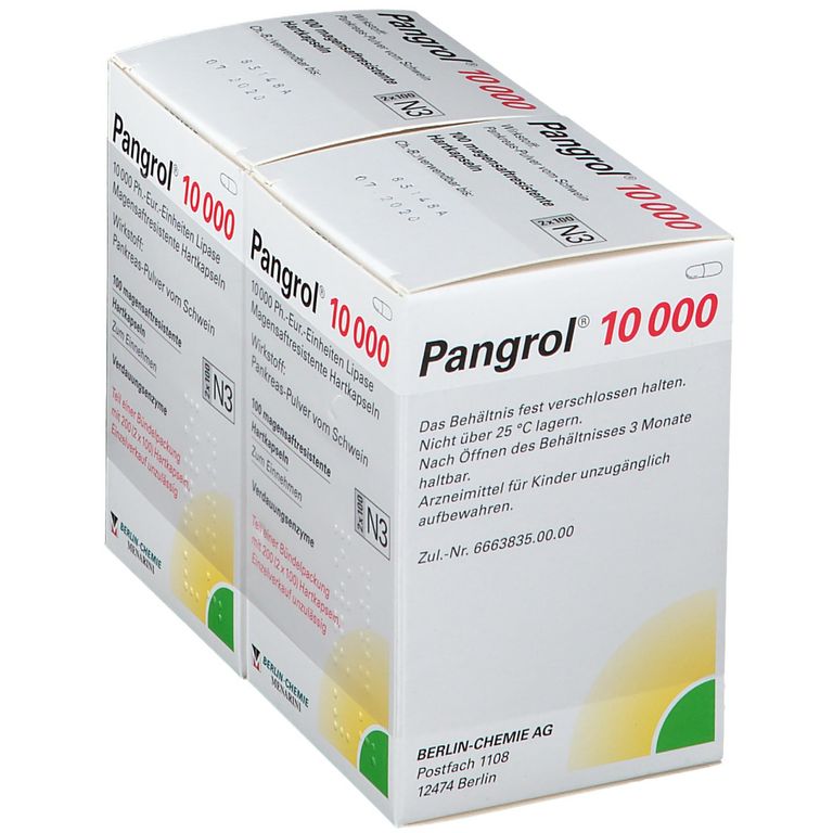 Pangrol® 10000 Kapseln 200 St - Shop Apotheke