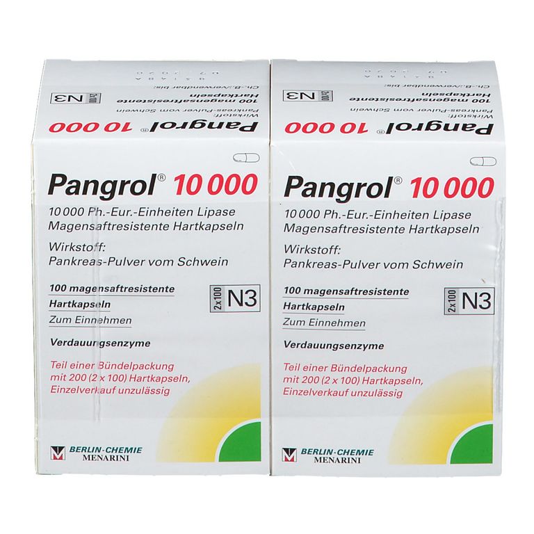Pangrol® 10000 Kapseln 200 St - Shop Apotheke
