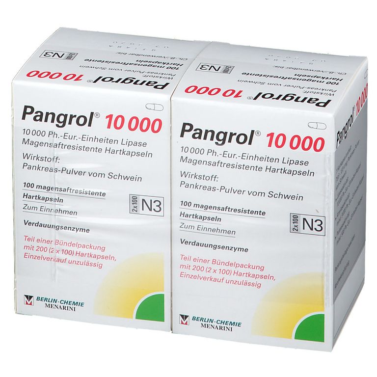Pangrol® 10000 Kapseln 200 St - Shop Apotheke