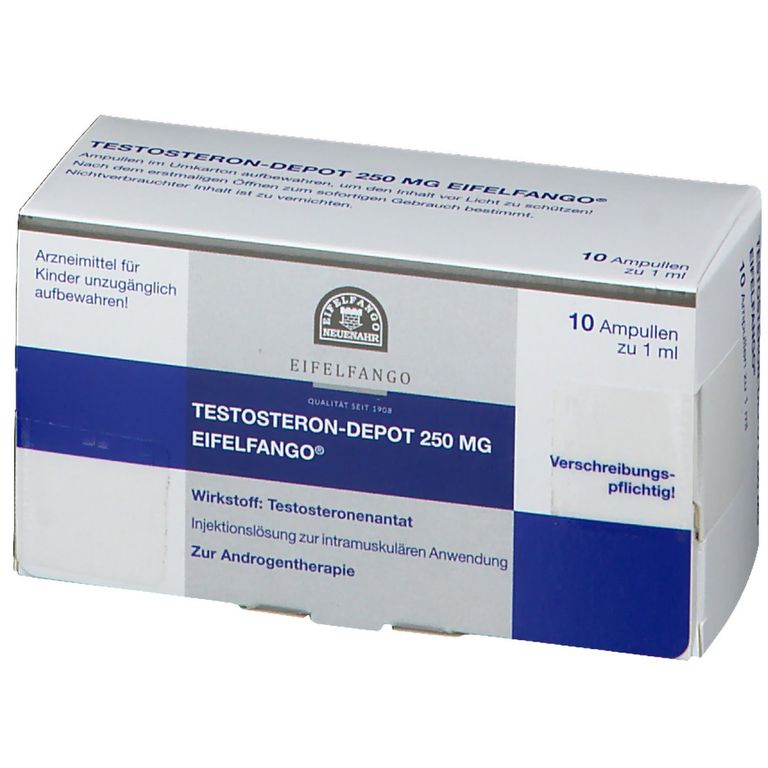 TESTOSTERON-DEPOT 250 mg EIFELFANGO® 10x1 ml mit dem E-Rezept kaufen ...