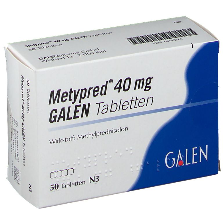 Metypred® 40 mg GALEN 50 St mit dem E-Rezept kaufen - Shop Apotheke
