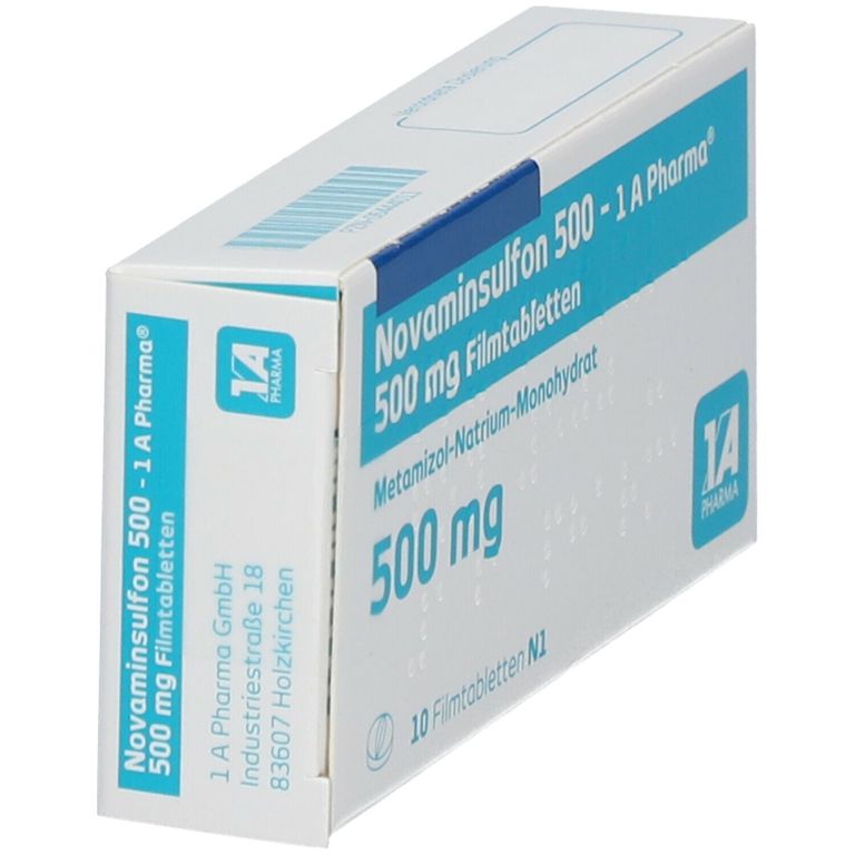 Novaminsulfon 500 1A Pharm 10 St mit dem E-Rezept kaufen - Shop Apotheke