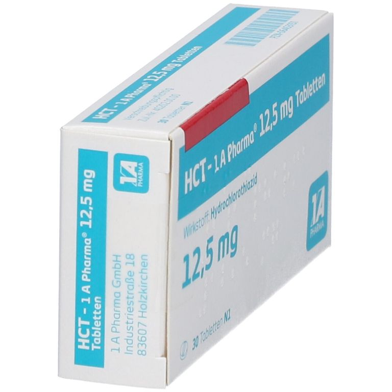 Hct 1A Pharma® 12.5Mg l 30 St mit dem E-Rezept kaufen - Shop Apotheke