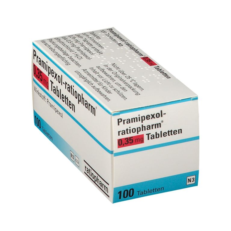 Pramipexol-ratiopharm® 0,35 mg 100 St mit dem E-Rezept kaufen - Shop ...