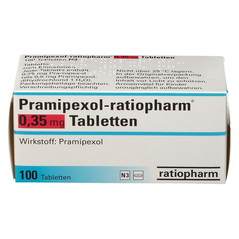 Pramipexol-ratiopharm® 0,35 mg 100 St mit dem E-Rezept kaufen - Shop ...
