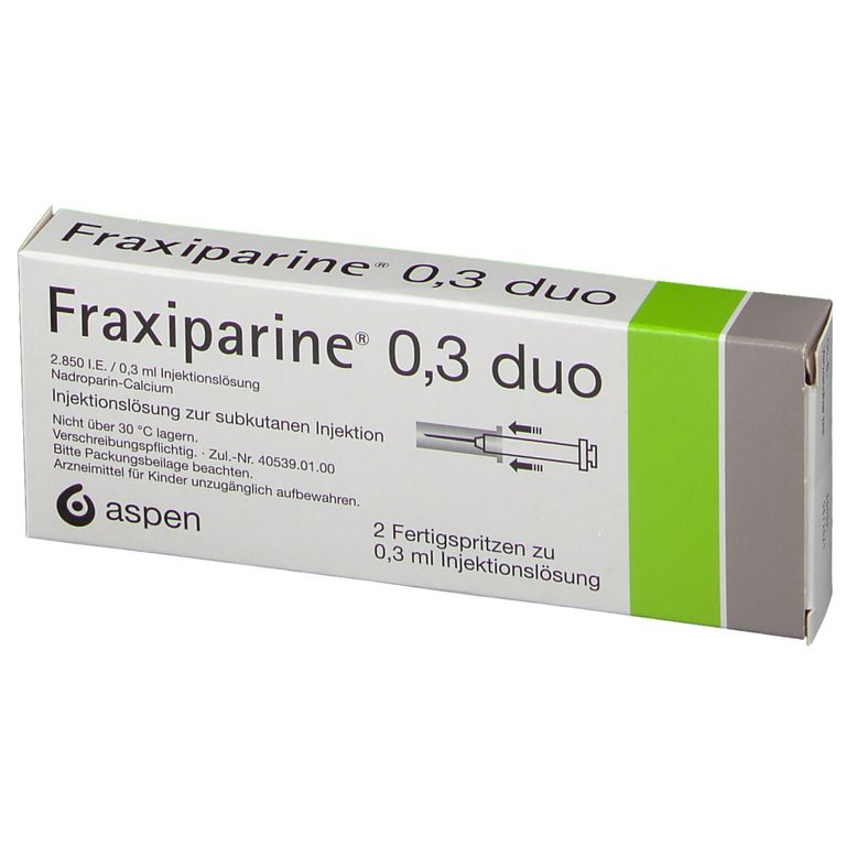 Fraxiparine® 0,3 duo 2x0,3 ml mit dem E-Rezept kaufen - Shop Apotheke