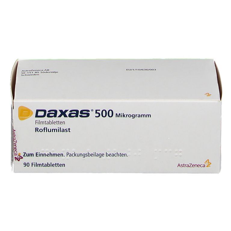 Daxas® 500 µg 90 St mit dem E-Rezept kaufen - Shop Apotheke