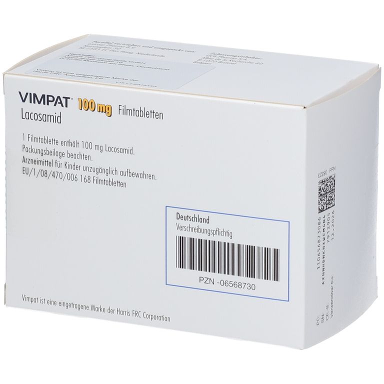 Vimpat 100 mg 168 St mit dem E-Rezept kaufen - Shop Apotheke