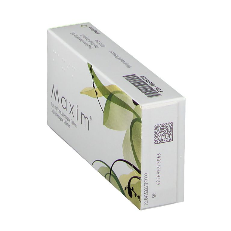 Maxim® 0,030 mg/2 mg 63 St mit dem E-Rezept kaufen - Shop Apotheke
