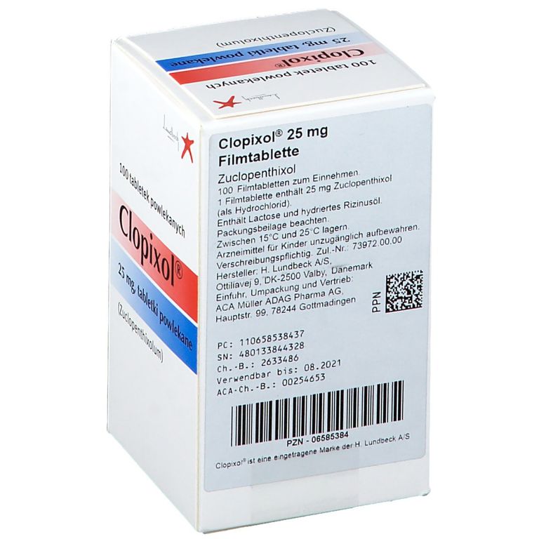 Clopixol® 25Mg Wirkst 100 St mit dem E-Rezept kaufen - Shop Apotheke