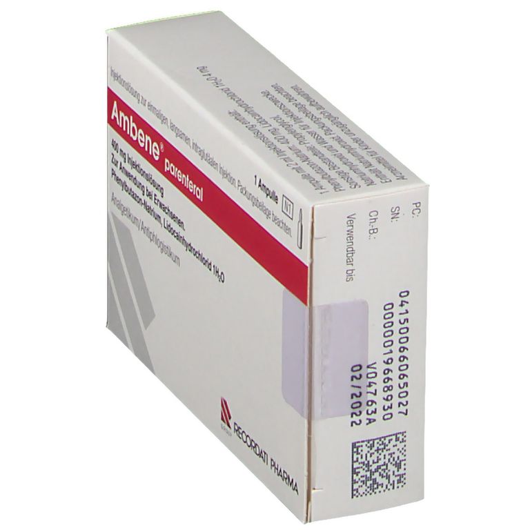 Ambene® Parenteral 400 mg 1 St mit dem E-Rezept kaufen - Shop Apotheke