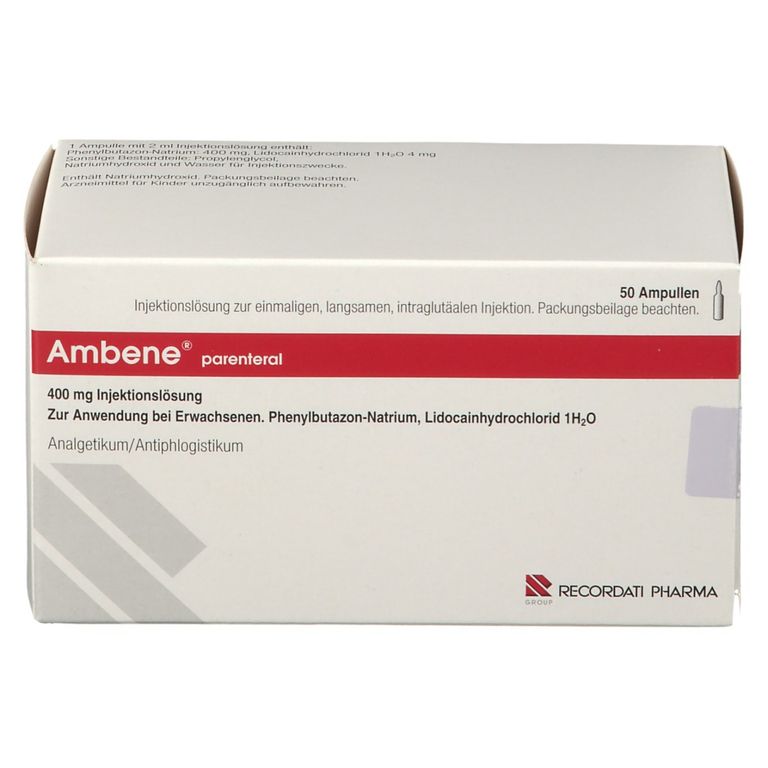 Ambene® Parenteral 400 mg 50 St mit dem E-Rezept kaufen - Shop Apotheke