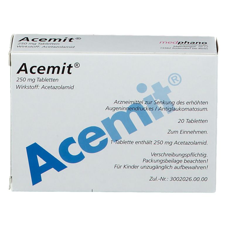 Acemit® 250 mg 20 St mit dem E-Rezept kaufen - Shop Apotheke