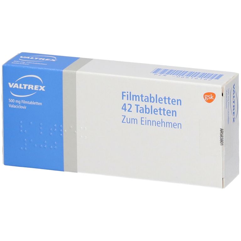 VALTREX 500 mg 42 St mit dem E-Rezept kaufen - Shop Apotheke