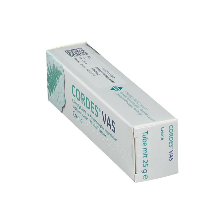 CORDES® VAS Creme 25 g mit dem E-Rezept kaufen - Shop Apotheke