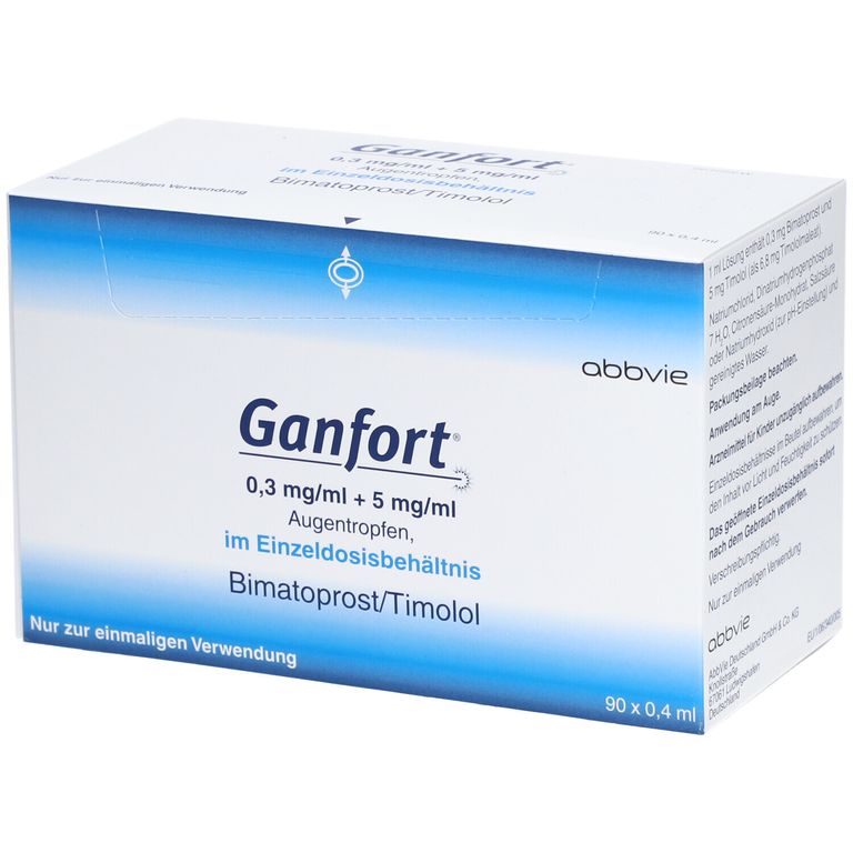 Ganfort® 0.3Mg/Ml+5Mg/Ml Ed 90x0,4 ml mit dem E-Rezept kaufen - Shop ...