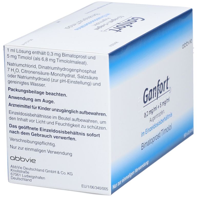 Ganfort® 0.3Mg/Ml+5Mg/Ml Ed 90x0,4 ml mit dem E-Rezept kaufen - Shop ...