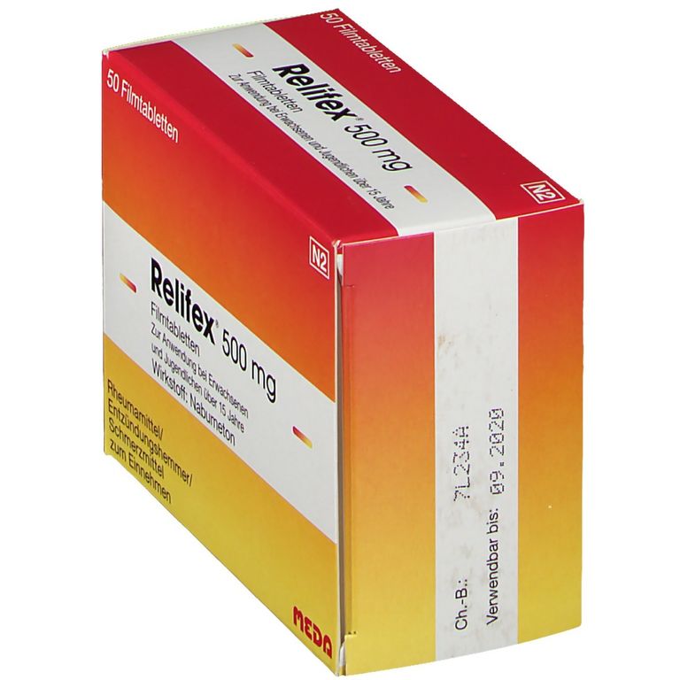 Relifex® 500 mg 50 St mit dem E-Rezept kaufen - Shop Apotheke