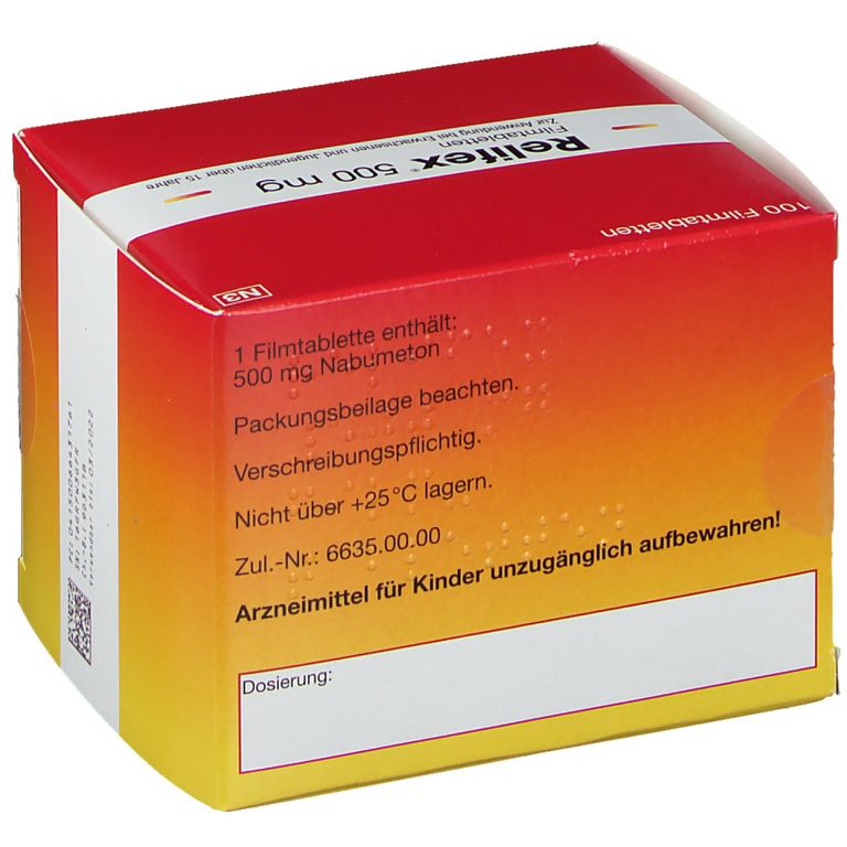 Relifex® 500 mg 100 St mit dem E-Rezept kaufen - Shop Apotheke