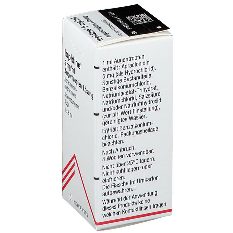 Iopidine® 5 mg/ml 5 ml mit dem E-Rezept kaufen - Shop Apotheke