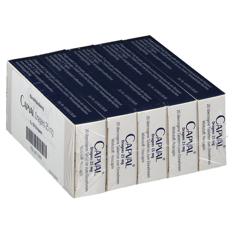 Capval® überzogene Tabletten 5x20 St mit dem E-Rezept kaufen - Shop ...