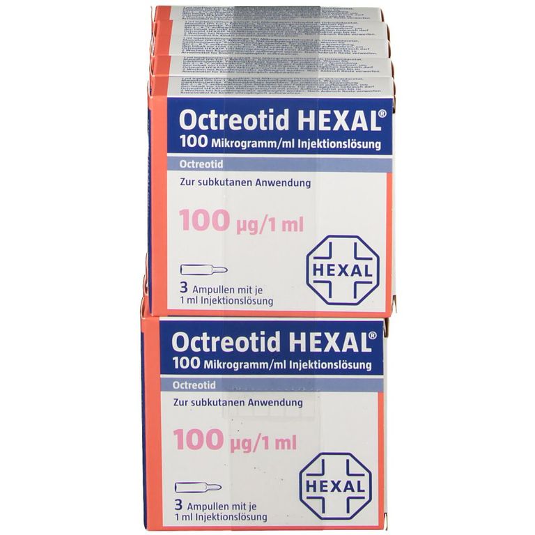 Octreotid HEXAL® 100 µg/ml 6x5 St mit dem E-Rezept kaufen - Shop Apotheke