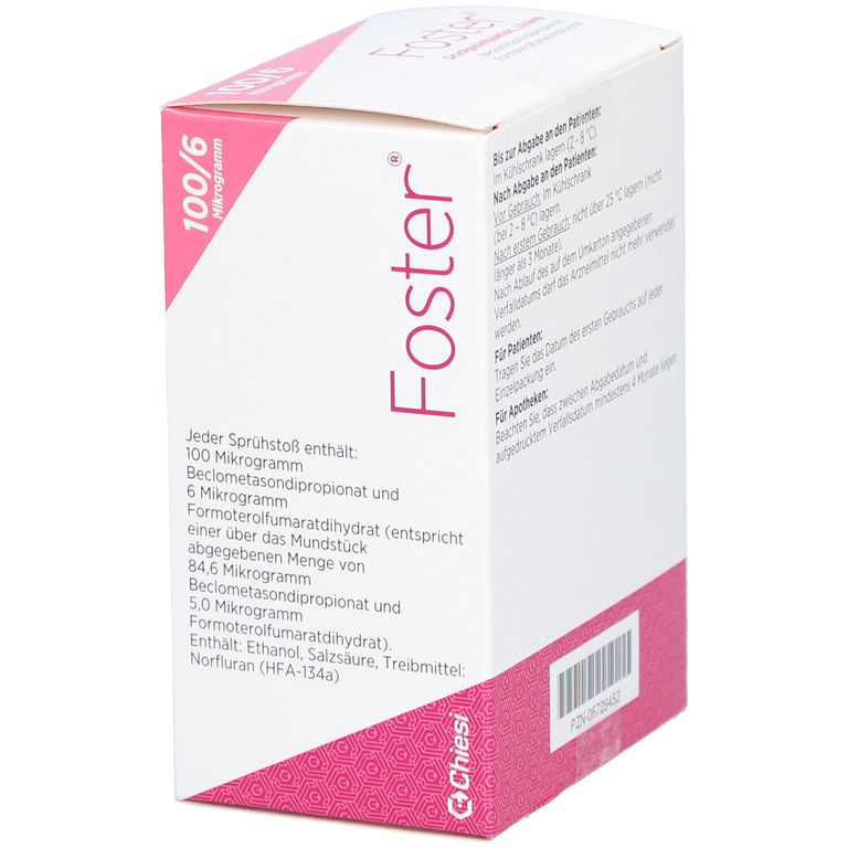 Foster® 100/6 µg Druckgasinhalation 2 St mit dem E-Rezept kaufen - Shop ...