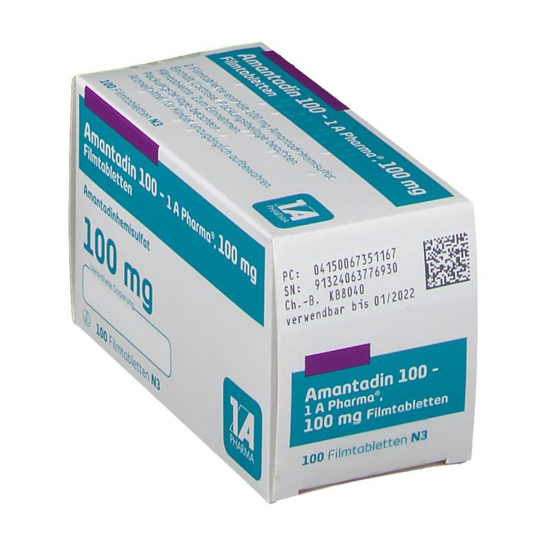 Amantadin 100 1A Pharma® 100 St mit dem E-Rezept kaufen - Shop Apotheke