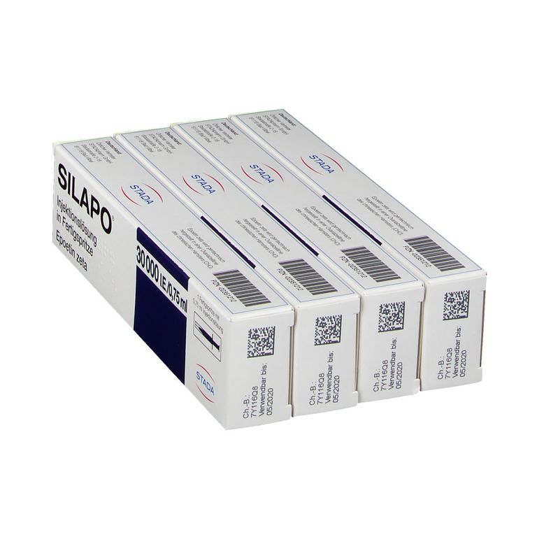 Silapo® 30.000 I.E./0,75 ml Fertigspritzen 4 St mit dem E-Rezept kaufen ...