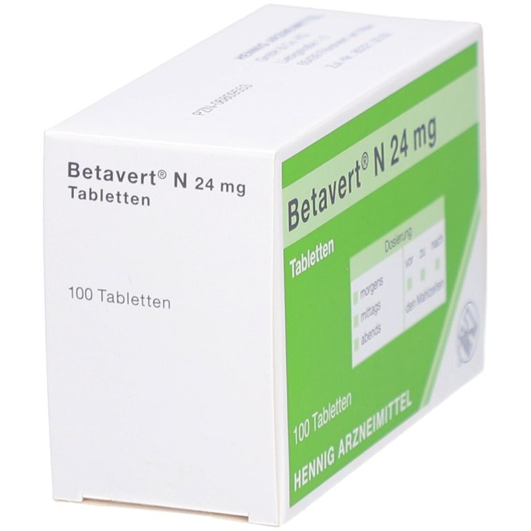 Betavert® N 24 mg 100 St mit dem E-Rezept kaufen - Shop Apotheke