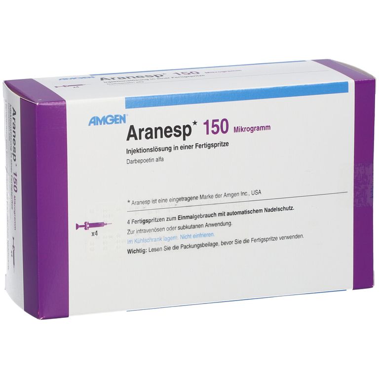ARANESP 150 µg Inj.-Lsg.i.e.Fert.S.autom.Nadels. 4 St mit dem E-Rezept ...