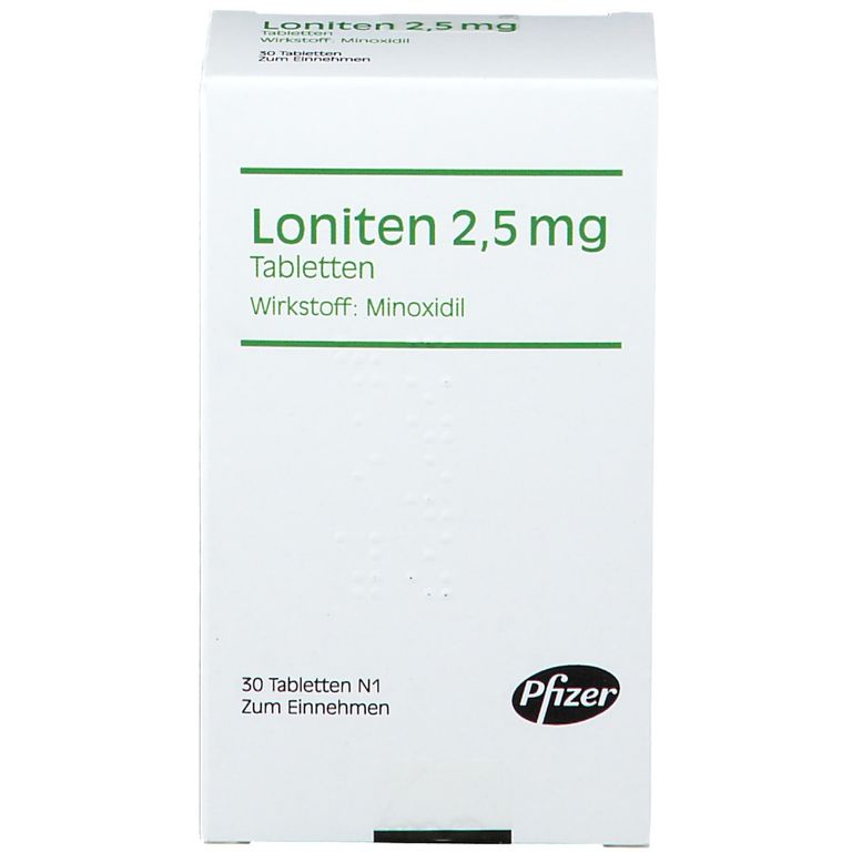 Loniten 2,5 mg 30 St mit dem E-Rezept kaufen - Shop Apotheke