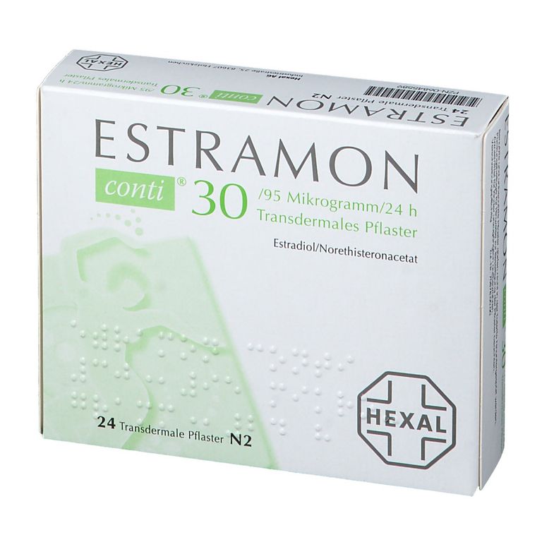 ESTRAMON conti® 30/95 µg/24 Stunden 24 St mit dem E-Rezept kaufen ...