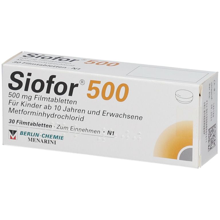 Siofor® 500 30 St mit dem E-Rezept kaufen - Shop Apotheke