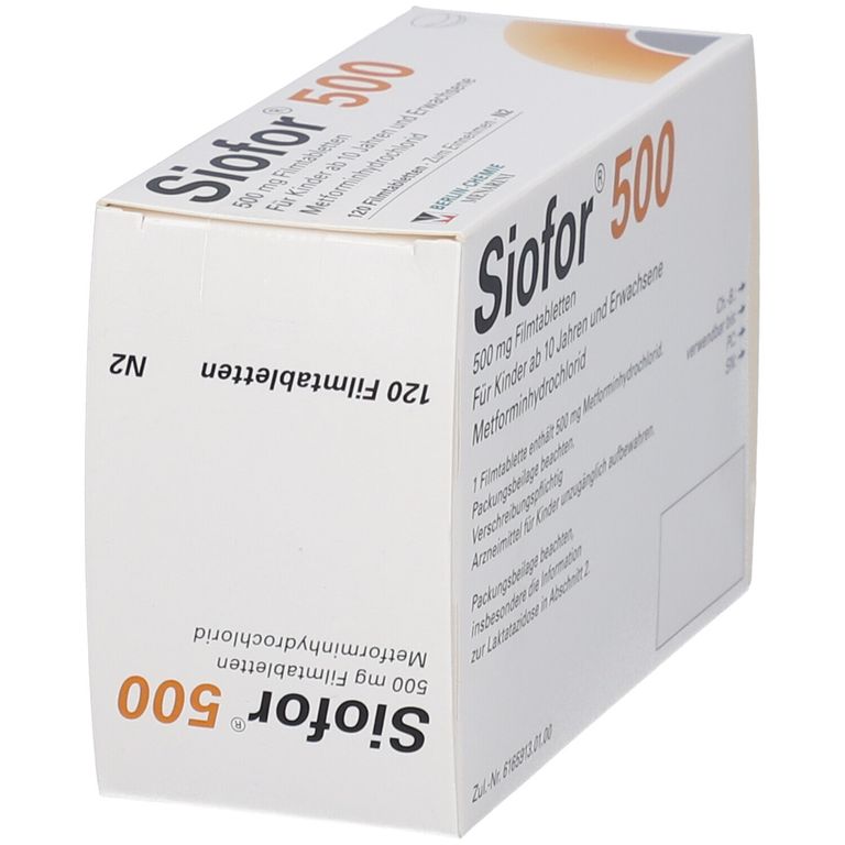 Siofor® 500 120 St mit dem E-Rezept kaufen - Shop Apotheke