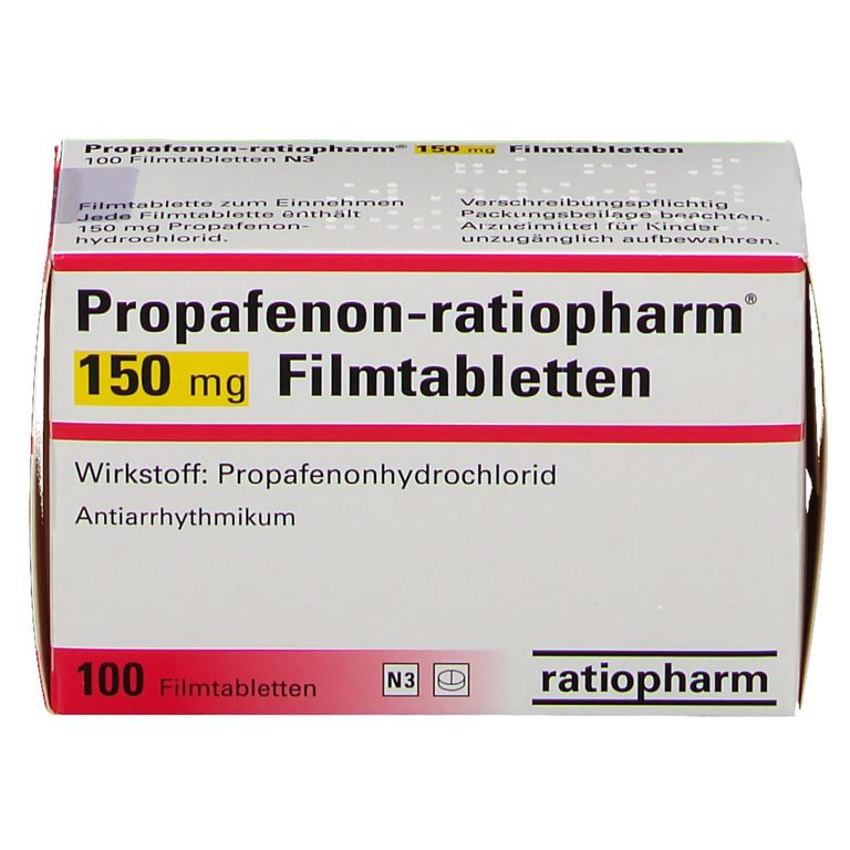 Propafenon-ratiopharm® 150 mg 100 St mit dem E-Rezept kaufen - Shop ...
