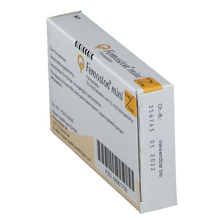 Femoston® mini 0,5 mg/2,5 mg 28 St mit dem E-Rezept kaufen - Shop Apotheke