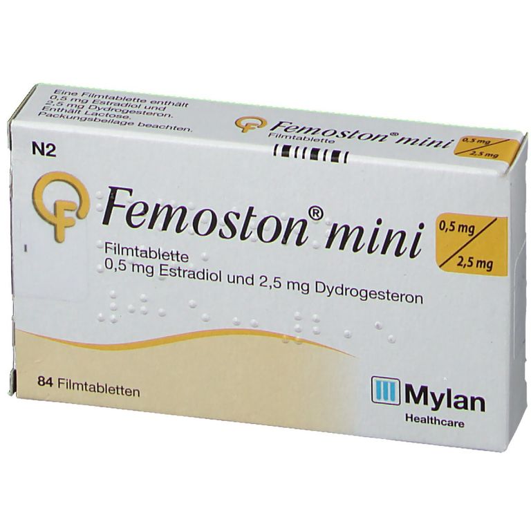 Femoston® mini 0,5 mg/2,5 mg 84 St mit dem E-Rezept kaufen - Shop Apotheke