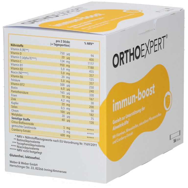 immun-boost Orthoexpert® Granulat 56x3,8 g - Shop Apotheke