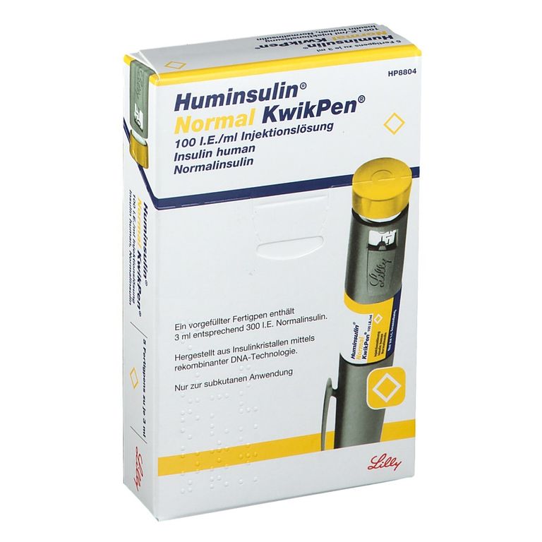 Huminsulin® Normal KwikPen™ 5 St mit dem E-Rezept kaufen - Shop Apotheke