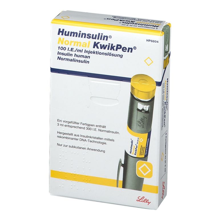 Huminsulin® Normal KwikPen™ 5 St mit dem E-Rezept kaufen - Shop Apotheke