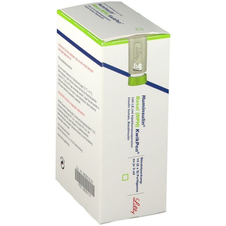 Huminsulin® Basal (NPH) KwikPen™ 10 St mit dem E-Rezept kaufen - Shop ...