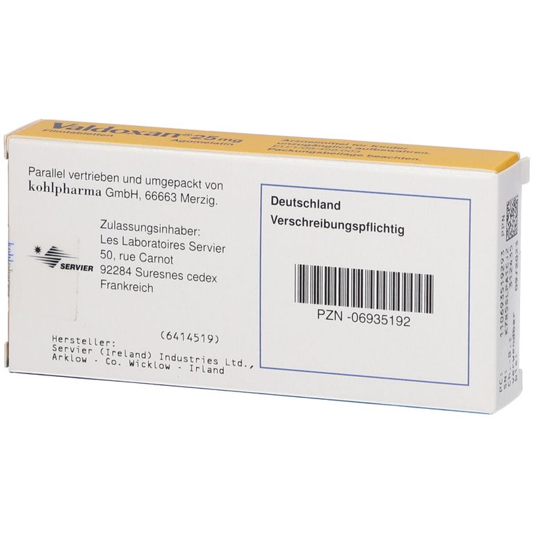 VaLDoxan 25 mg 28 St mit dem E-Rezept kaufen - Shop Apotheke