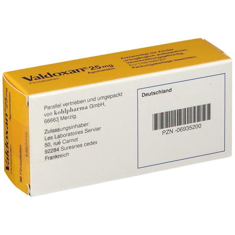 Valdoxan® 25 mg 98 St mit dem E-Rezept kaufen - Shop Apotheke