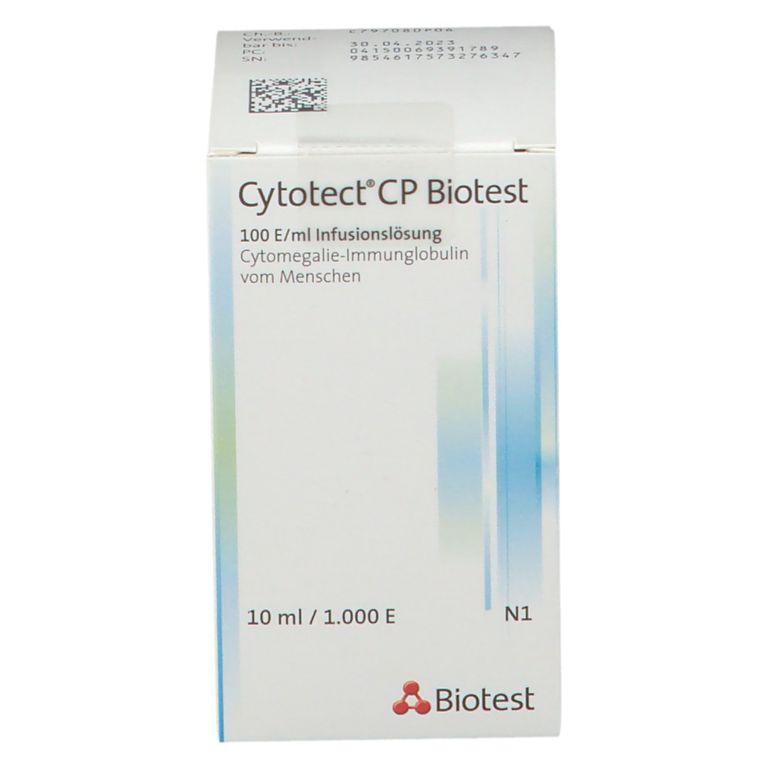 Cytotect® CP Biotest 100 E/ml 10 ml mit dem E-Rezept kaufen - Shop Apotheke