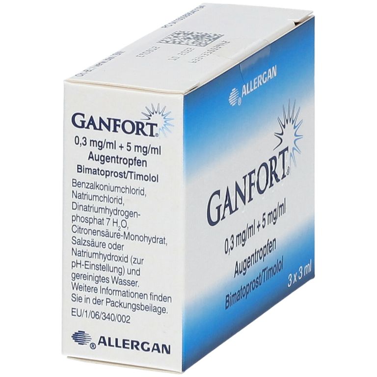 Ganfort® 0.3Mg/Ml+5Mg/Ml 3x3 ml mit dem E-Rezept kaufen - Shop Apotheke